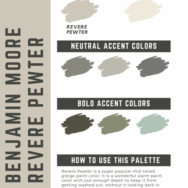 Revere Pewter Color Palette Bundle - The Paint Color Project