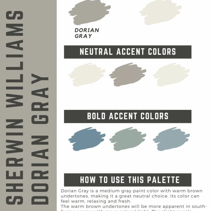Benjamin Moore October Mist Paint Color Palette - The Paint Color Project