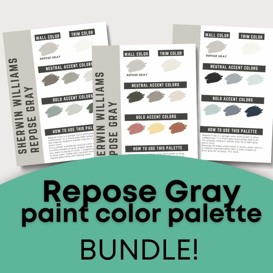 Repose Gray Color Palette Bundle - The Paint Color Project