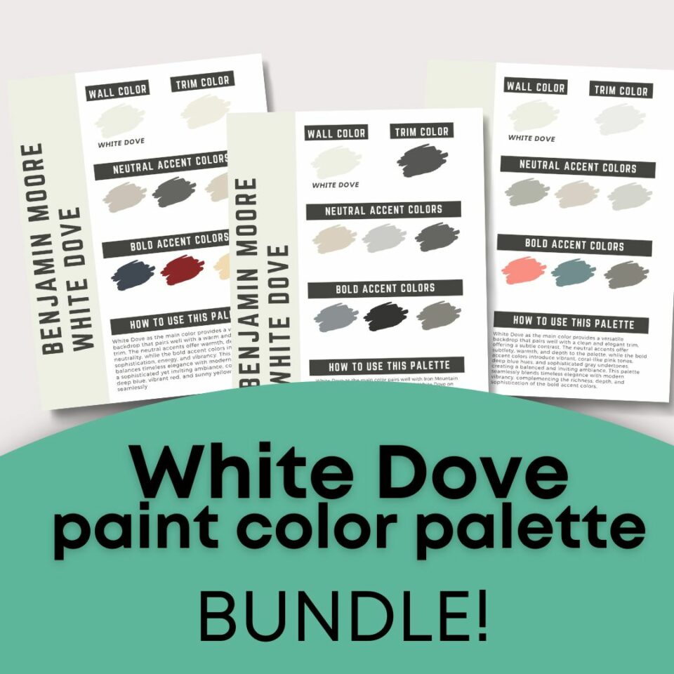 White Dove Color Palette Bundle - The Paint Color Project