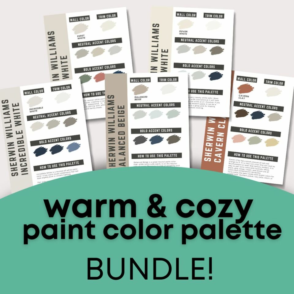 Warm & Cozy Paint Color Bundle - The Paint Color Project