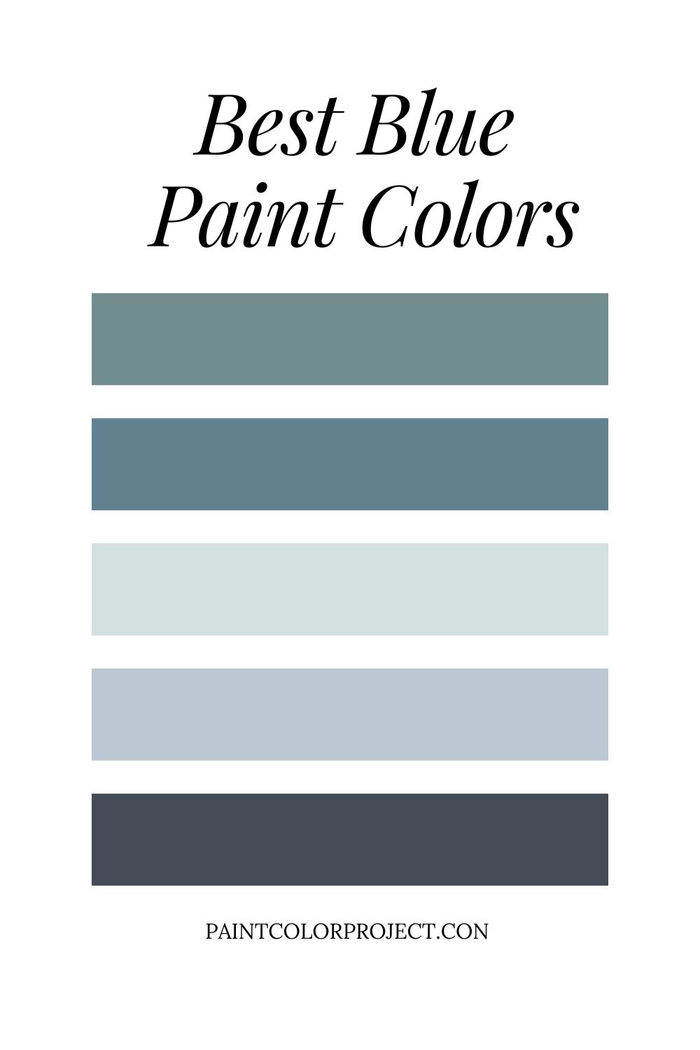 Best Blue Paint Colors for Your Home - The Paint Color Project