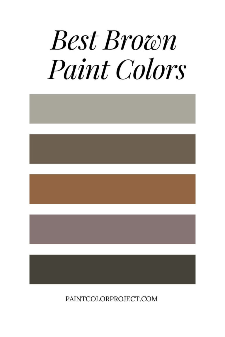 Best Brown Paint Colors For Your Home - The Paint Color Project
