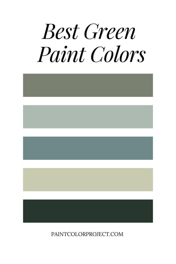 Best Green Paint Colors for Your Home - The Paint Color Project