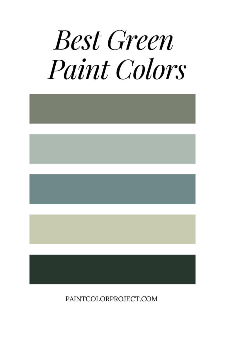 Best Green Paint Colors for Your Home - The Paint Color Project