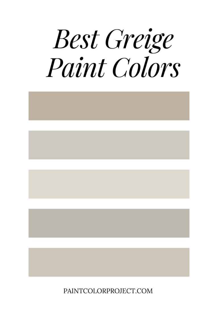 Best Greige Paint Colors for your Home - The Paint Color Project