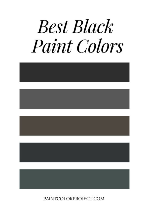 Best Black Paint Colors for your Home - The Paint Color Project