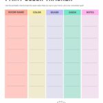 Paint Color Tracker - The Paint Color Project